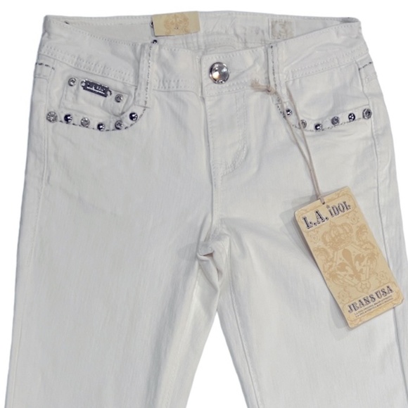 L.A. idol | Jeans | La Idol Rhinestone Bootcut Jeans L34 | Poshmark